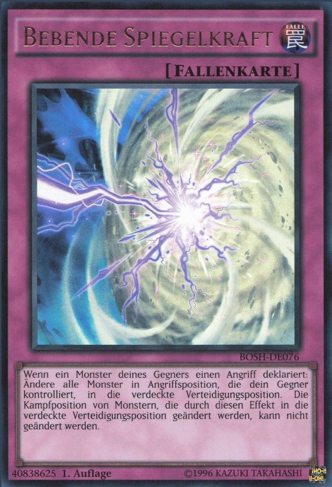 Recollectibles Sammelkarte Yugioh Karte Bebende Spiegelkraft Yu Gi Oh