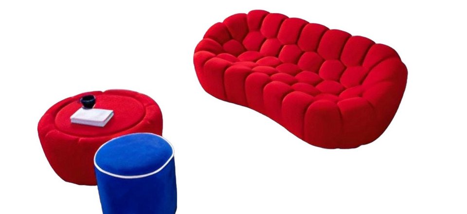 Jvmoebel Wohnzimmer Set Moderne Polster Garnitur Exklusiver 3 Sitzer