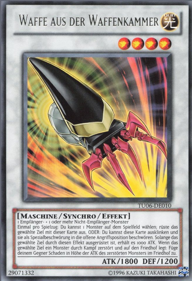 Recollectibles Sammelkarte Yugioh Karte Waffe Aus Der Waffenkammer Yu