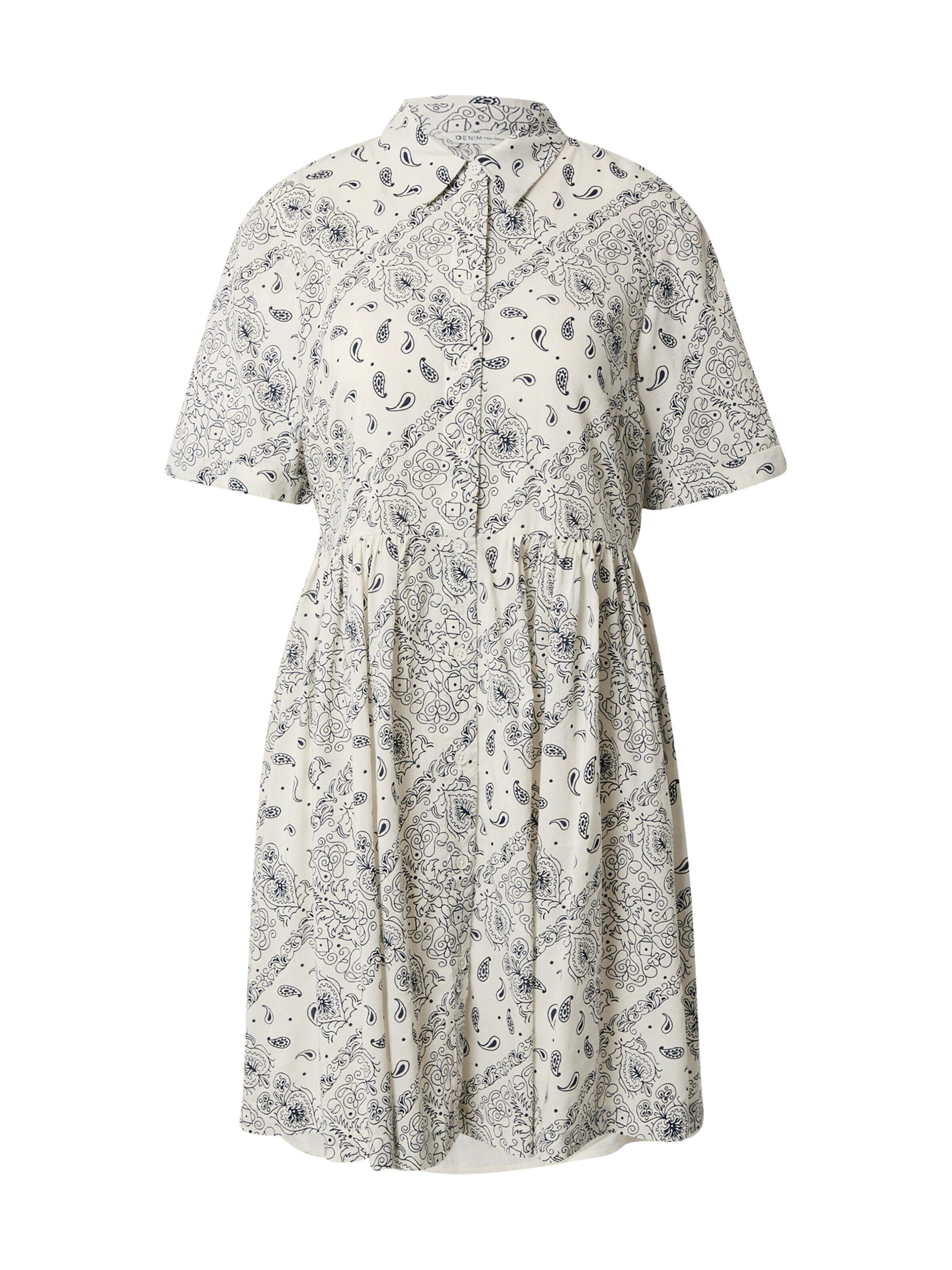 Tom Tailor Denim Blusenkleid 1 Tlg Drapiertgerafft