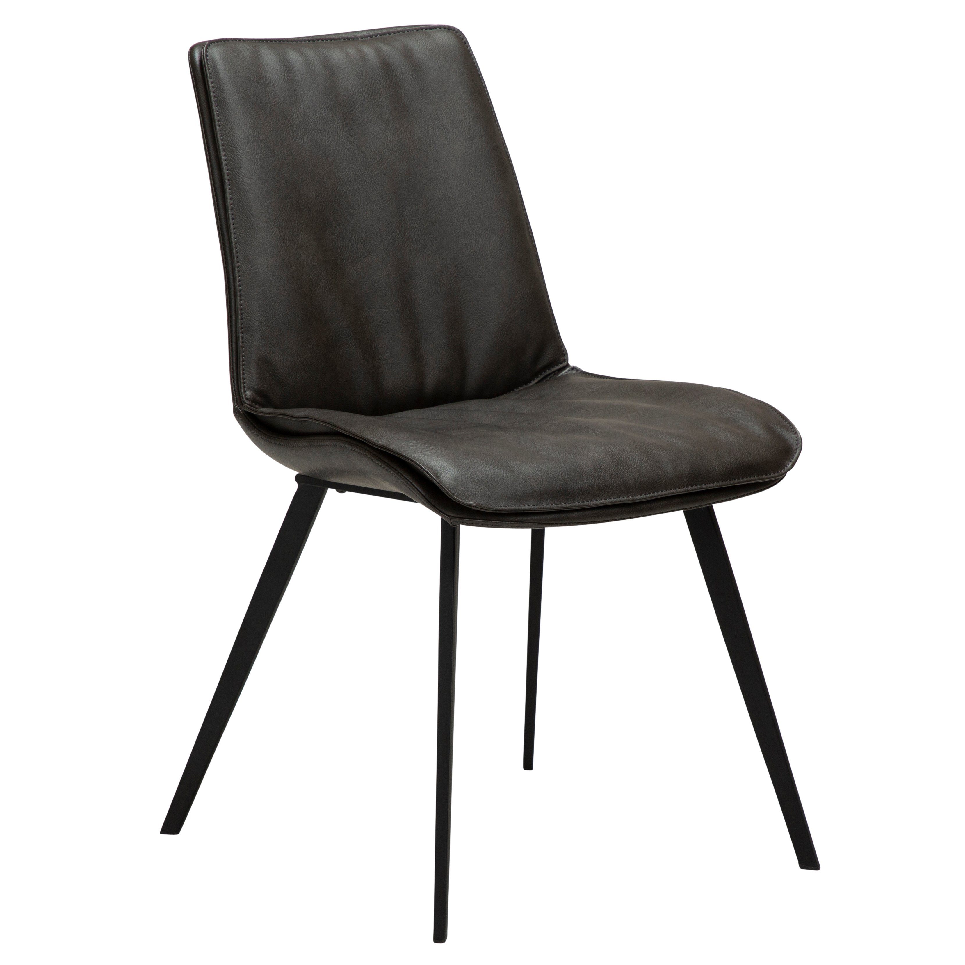Ebuy24 Esszimmerstuhl 2er Set Danform Fierce Esszimmerstuhl Vintage Grau