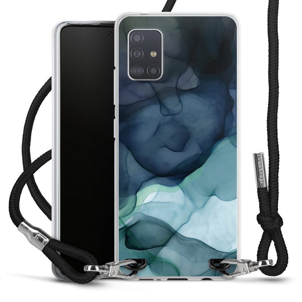 Deindesign Handyhülle Wasserfarbe Textur Muster Liquid Art Twilight
