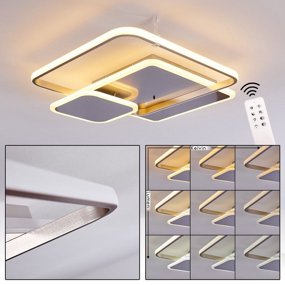 Hofstein Deckenleuchte Led Decken Lampen Dimmbare Fernbedienung Flur