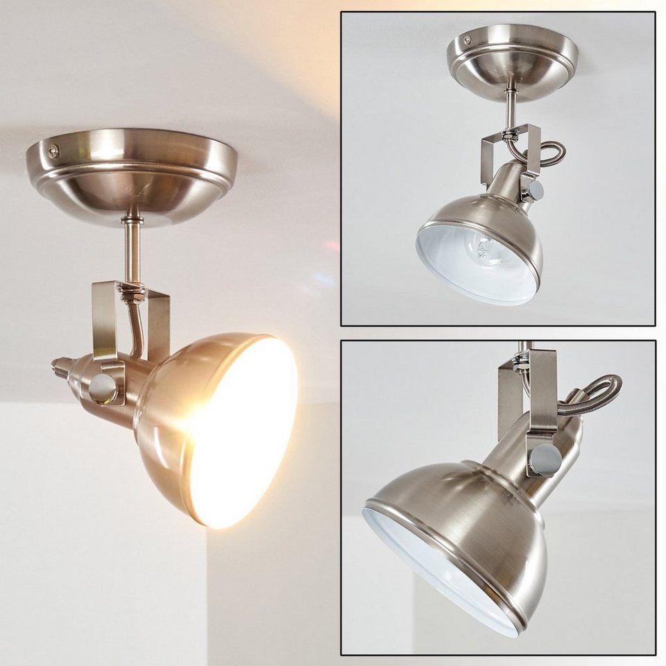 Hofstein Deckenleuchte Arazane Verstellbare Wandlampe Aus Metall In