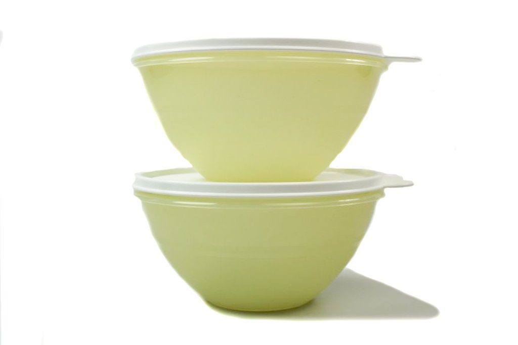 Tupperware Frischhaltedose Wunderschüsselsatz 775 Ml Gelb 2 SpÜltuch