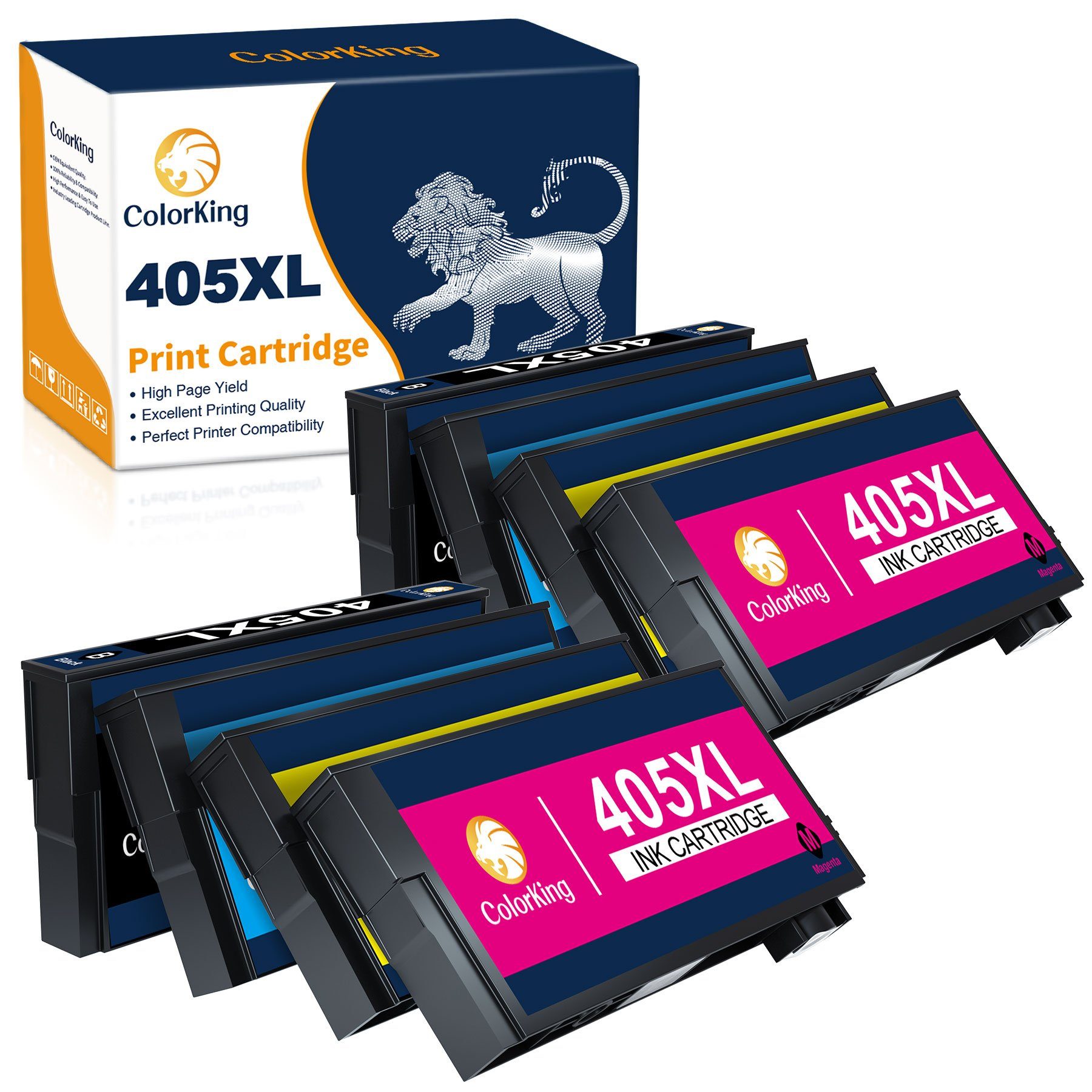 Colorking 8er Druckerpatronen Für Epson 405xl 405 Xl Multipack