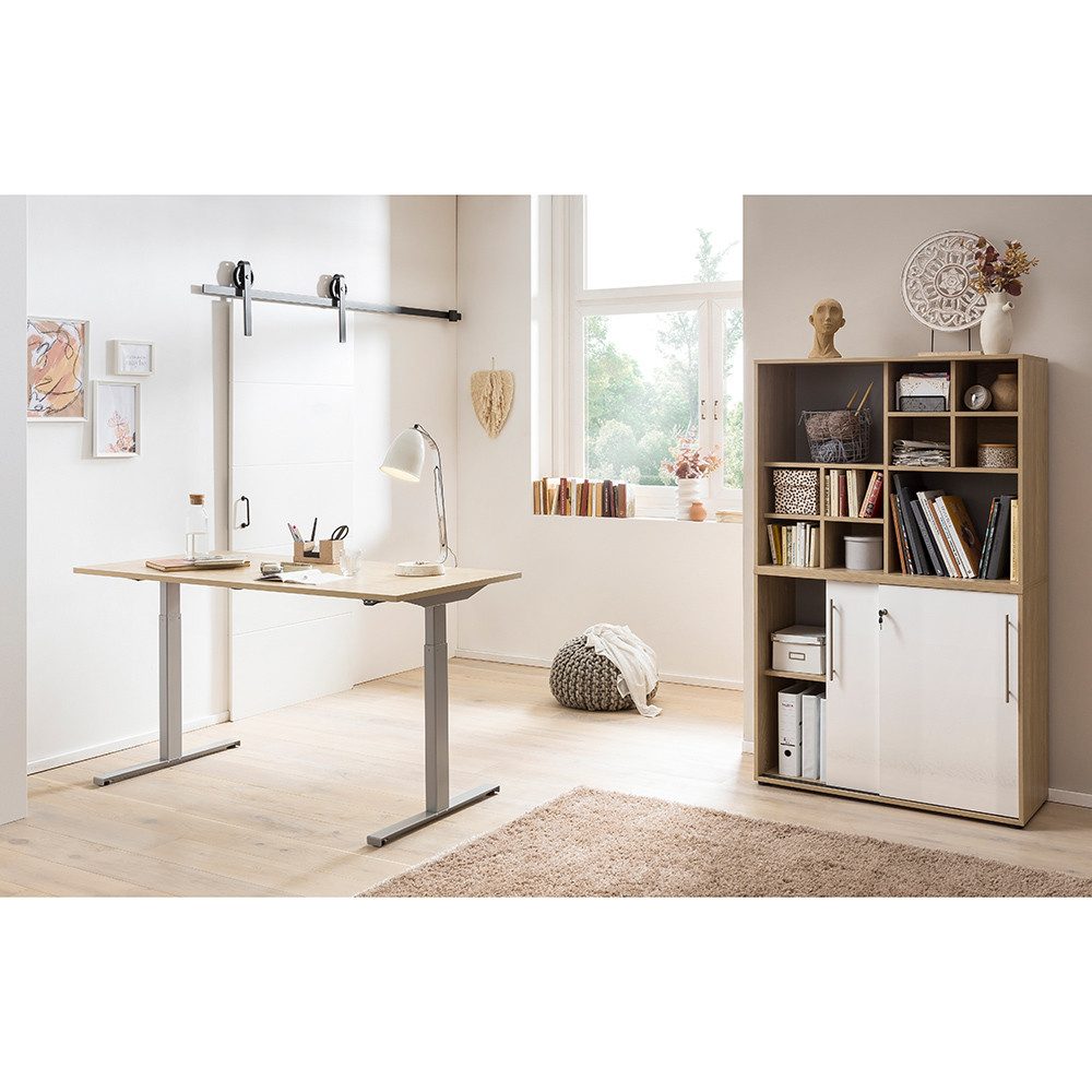 Lomadox Büromöbel Set Ateno 80 Spar Set 2 Tlg Arbeitstisch