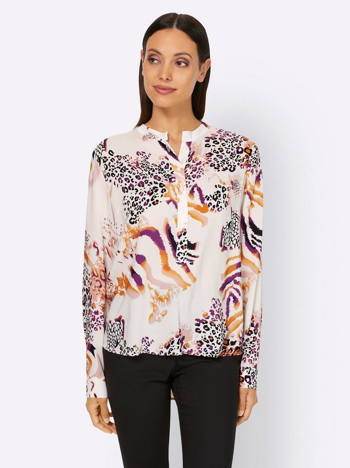 Heine Klassische Bluse Druckbluse