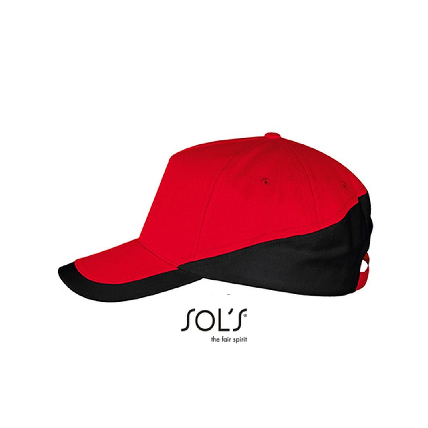 SOLS Baseball Cap 5 Panels Contrasted Cap Booster