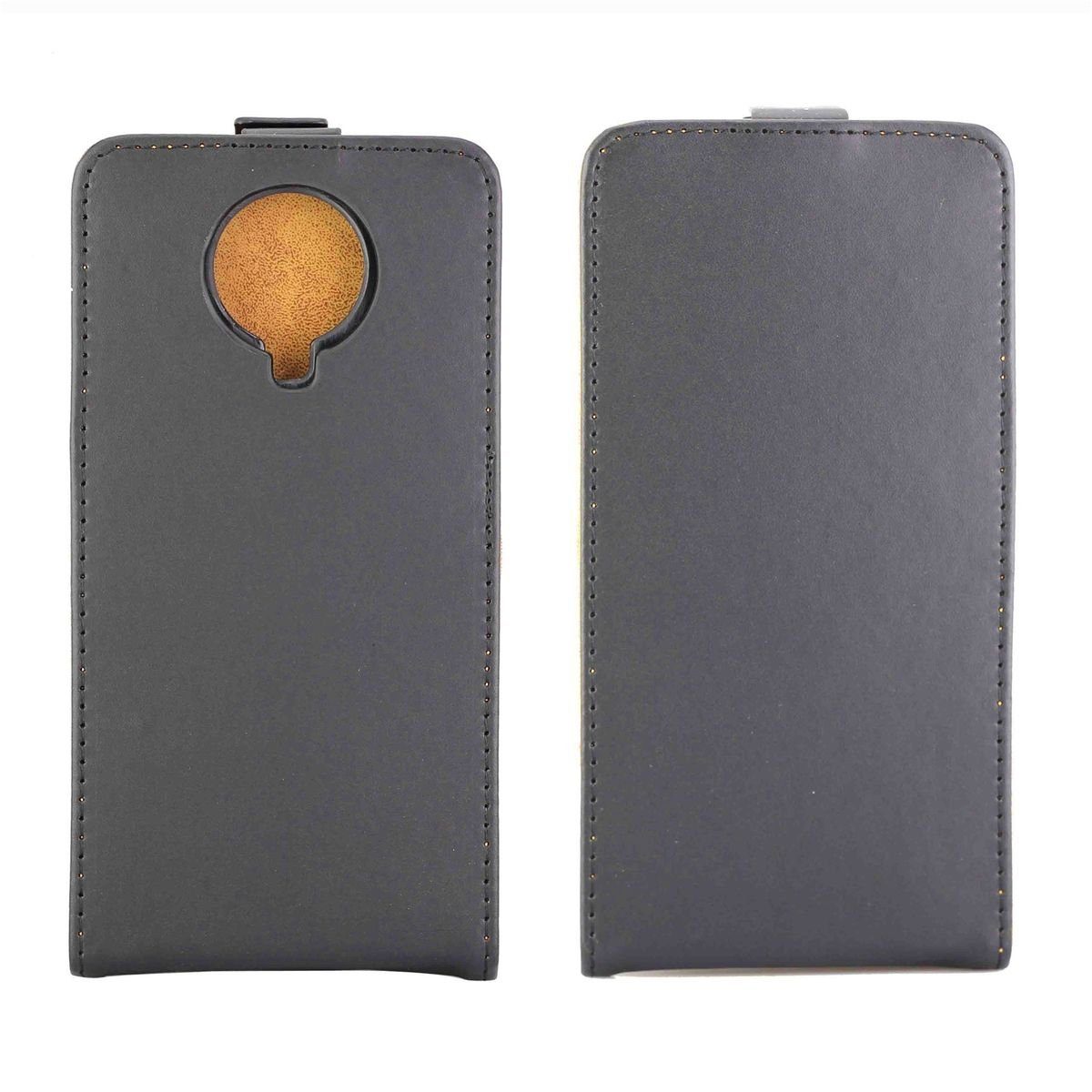 Wigento Handyhülle Fliptasche Premium Schwarz Für Nokia G10 G20 Hülle