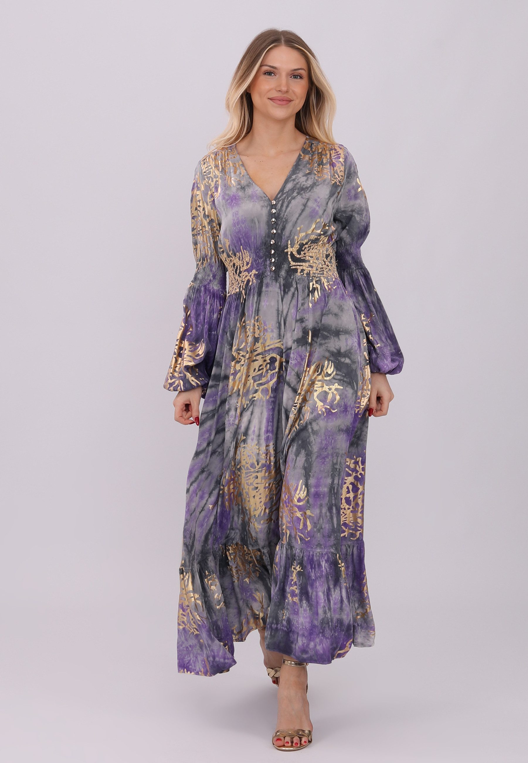 Yc Fashion And Style Sommerkleid Elegantes Maxikleid In Lila Mit