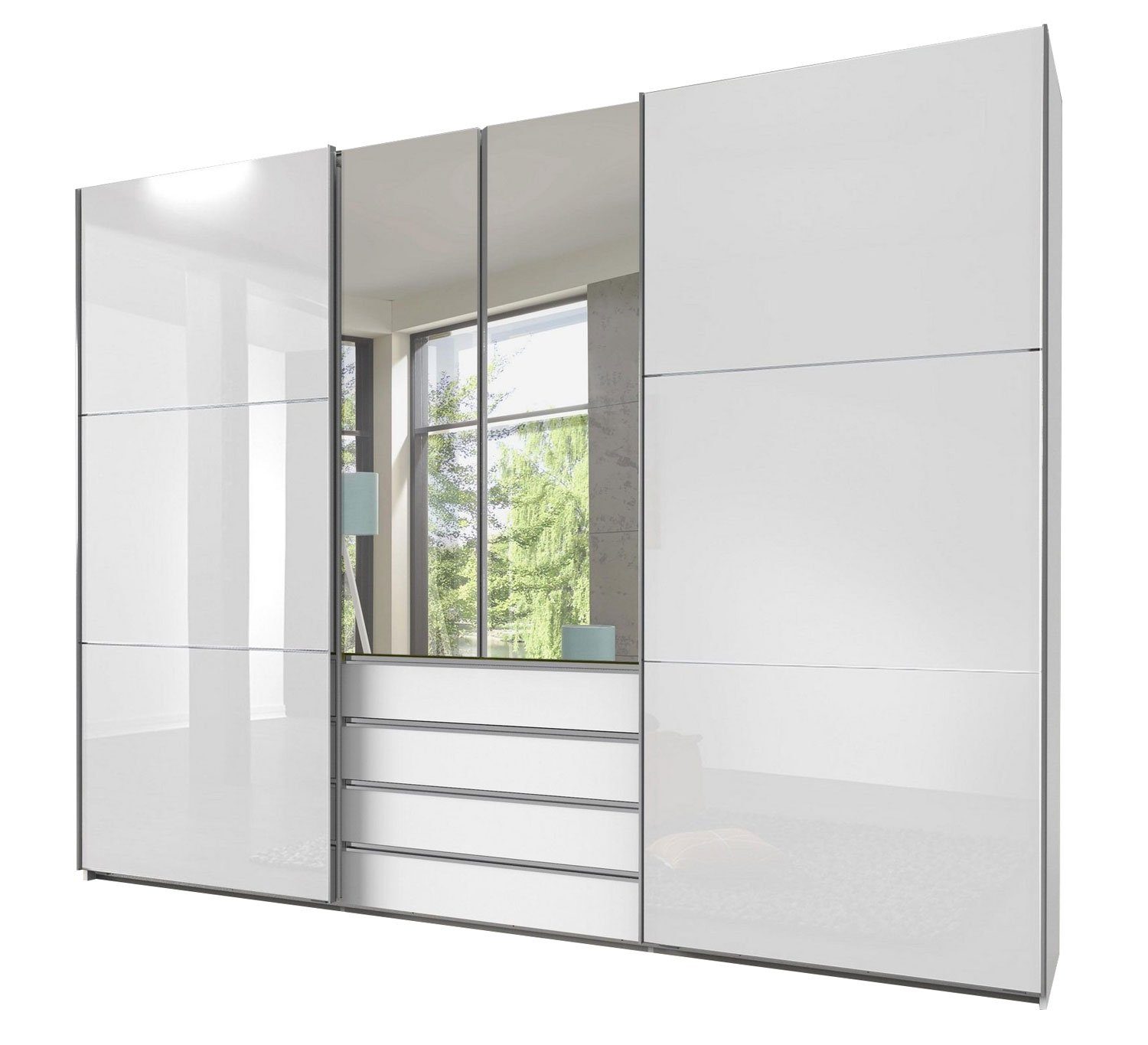 Wimex Kleiderschrank Magie Magie 1 St Schwebetürenschrank 4 Türig