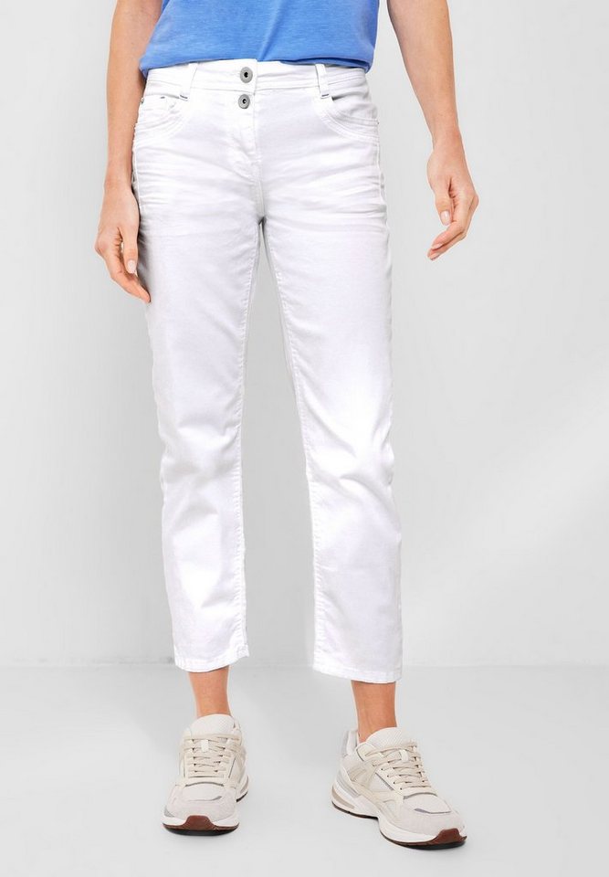 Cecil 7/8-Jeans »Cecil Loose Fit Jeans in White« (1-tlg) Five Pockets Cecil 7/8-Jeans »Cecil Loose Fit Jeans in White« (1-tlg) Five Pockets