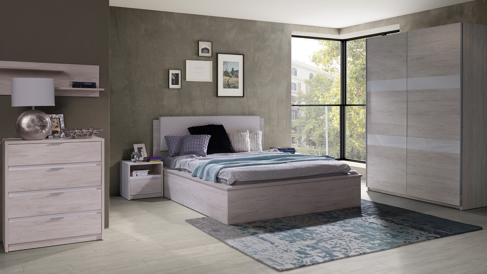 Stylefy Schlafzimmer Set Sammy Komplettset Set 6 St 6 Teilig