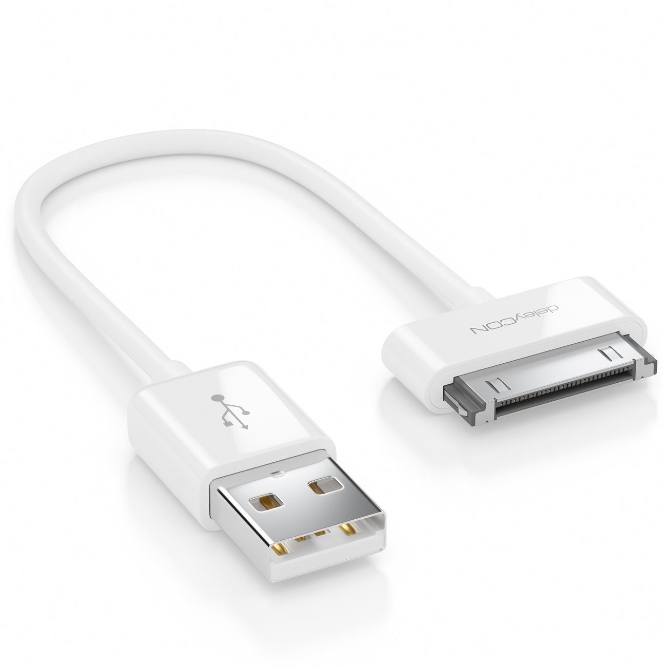 deleyCON deleyCON 0,15m 30-Pin USB Kabel Dock Connector Sync- Lade ...