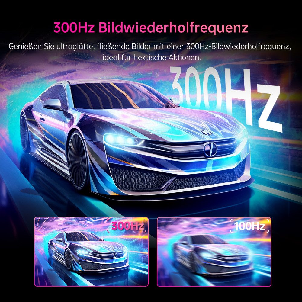 KTC H27E6 27 Zoll QHD 300Hz Gaming-Monitor (2560x1440 px, 1 ms ...