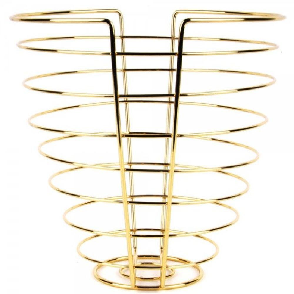 Present Time Obstschale Obstkorb Linea Cone Gold