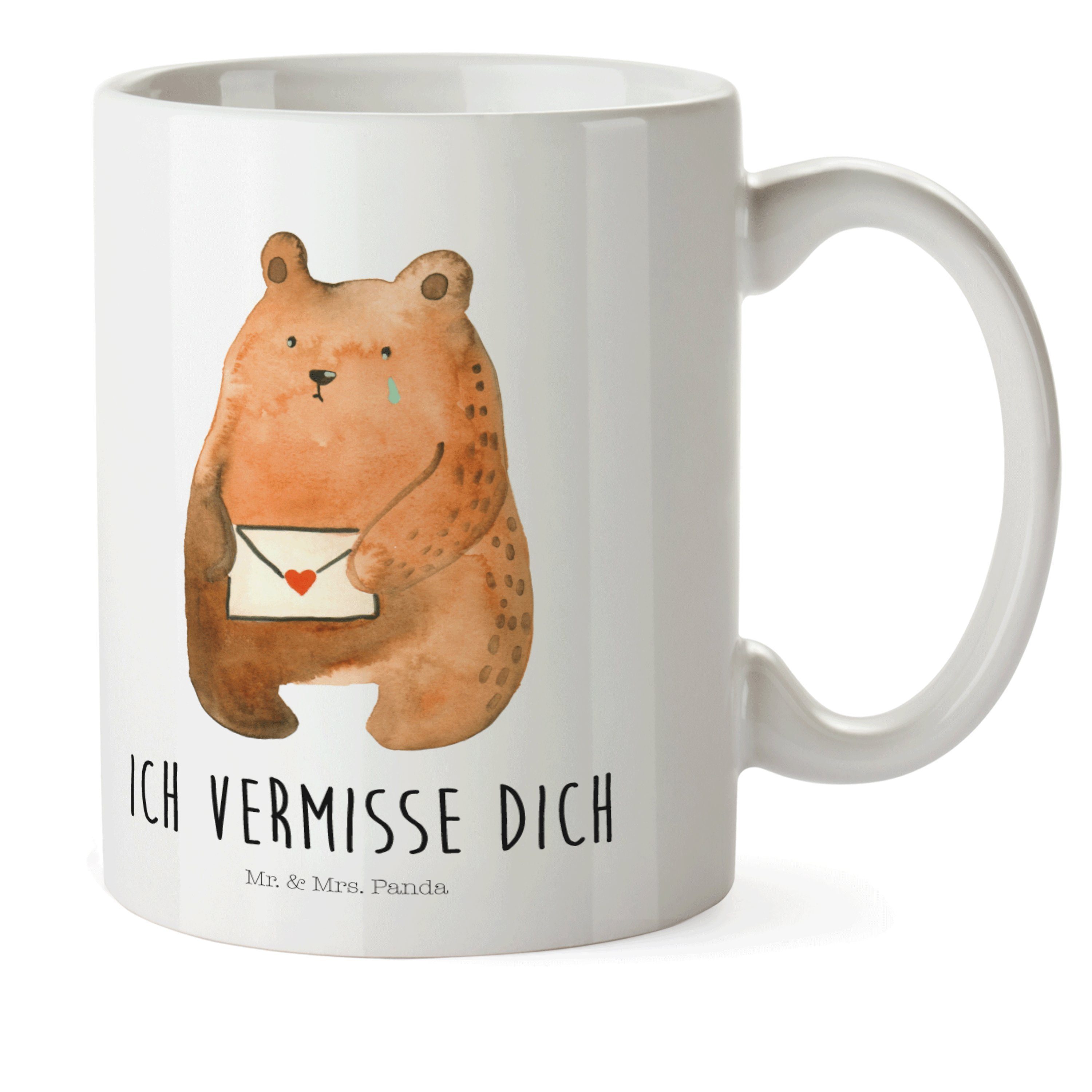 Mr And Mrs Panda Kinderbecher Bär Ich Vermisse Dich Weiß Geschenk