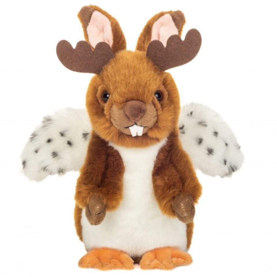 Teddy Hermann® Kuscheltier Teddy Hermann Wolpertinger sitzend 21 cm