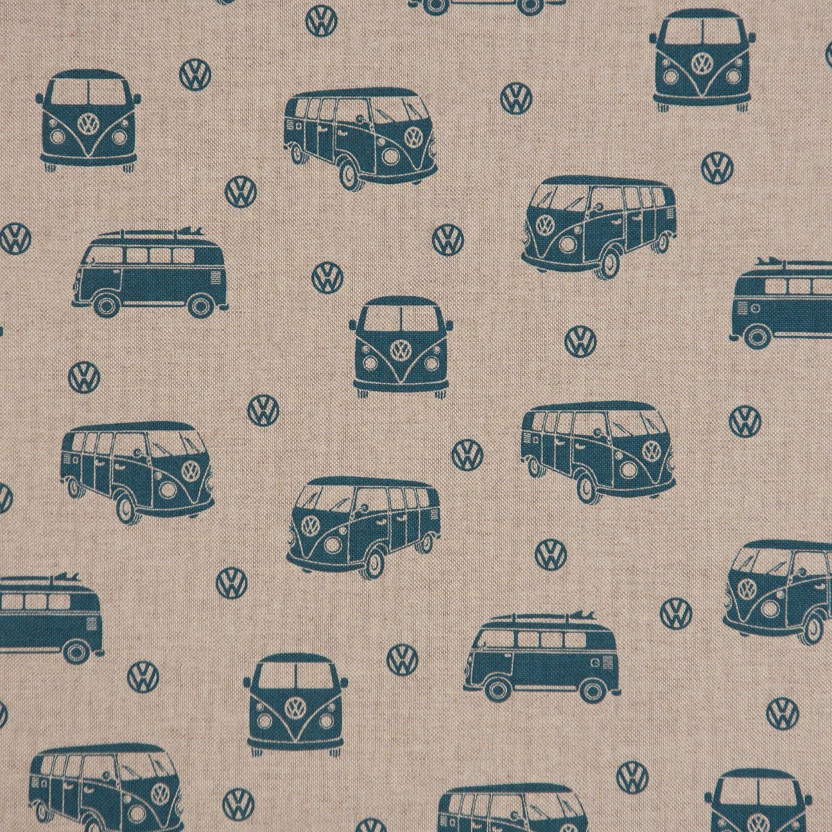 SchÖner Leben Stoff Dekostoff Halbpanama Leinenlook Lizenzstoff Vw