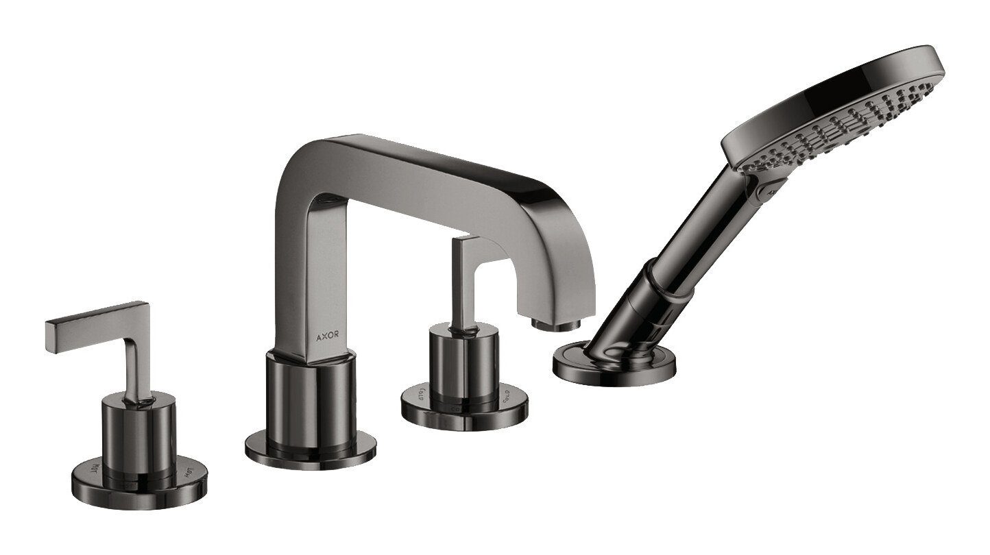 Hansgrohe Wannenarmatur Axor Citterio 4 Loch Wannenrandarmatur Mit