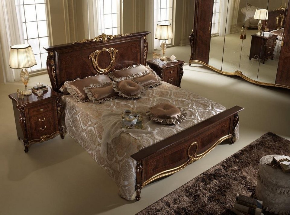 Jvmoebel Schlafzimmer Set Klassisches Schlafzimmer Set Bett 2x