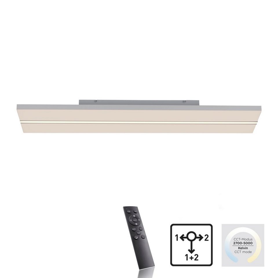 Just Light Led Deckenleuchte Edging Cct über Fernbedienung