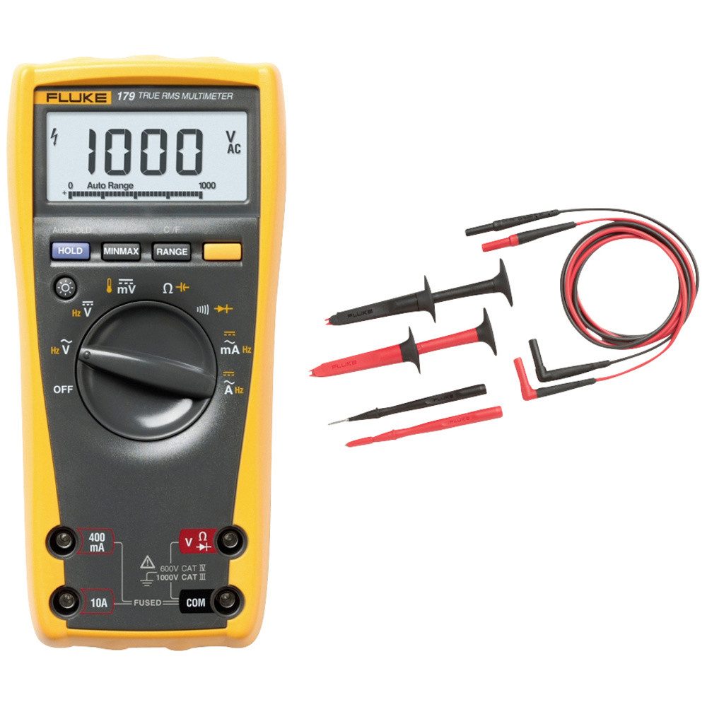 Fluke Spannungsprüfer Fluke FLK-179/TL-223 Hand-Multimeter digital CAT III 1000 V, CAT IV, (FLK ...