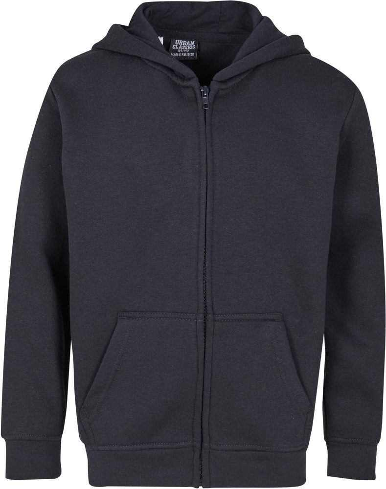 URBAN CLASSICS Kapuzenpullover Kinder Basic Essential Zip Hoody