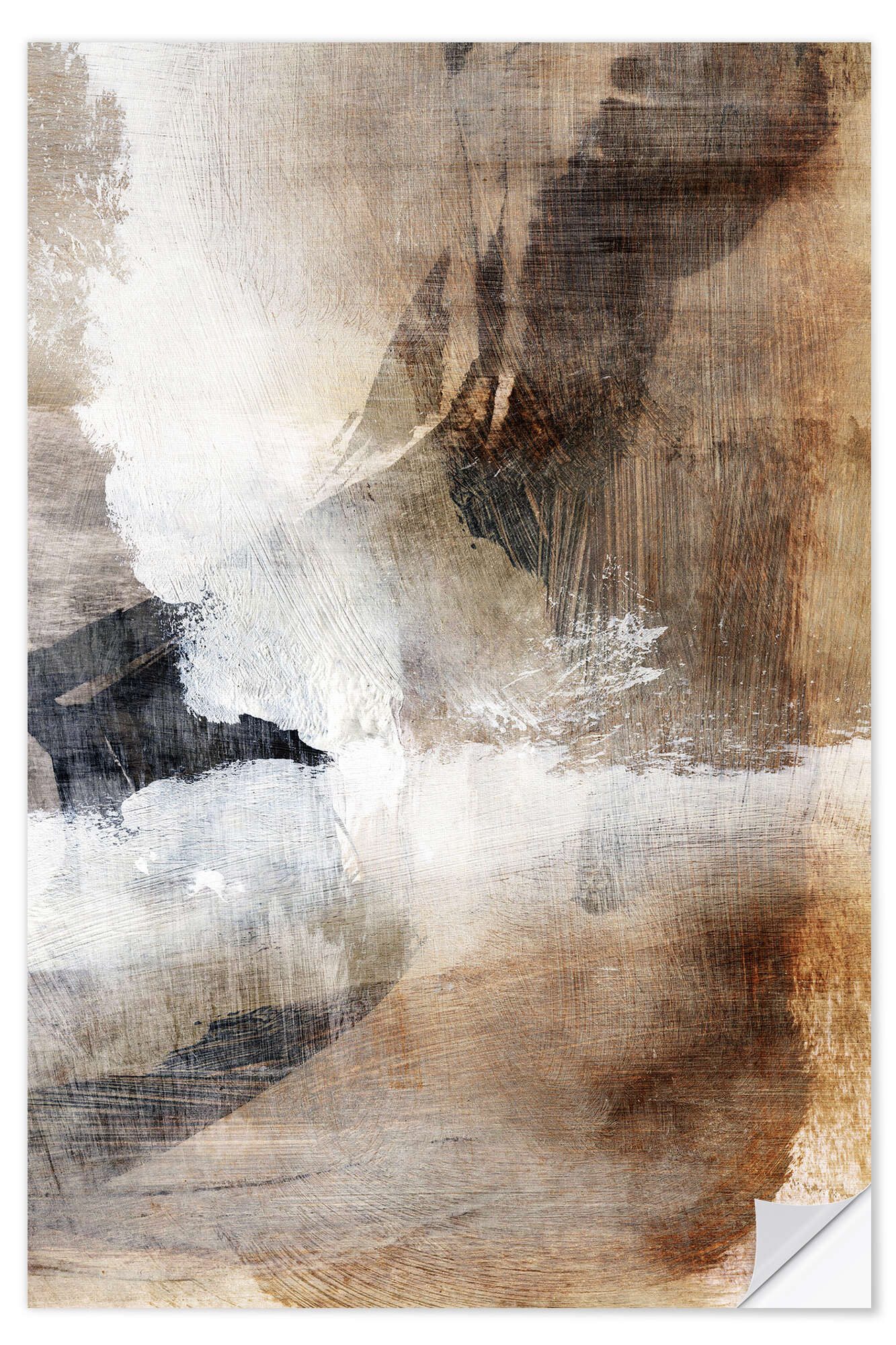Posterlounge Wandfolie Dan Hobday Layers Ii Rustikal Malerei