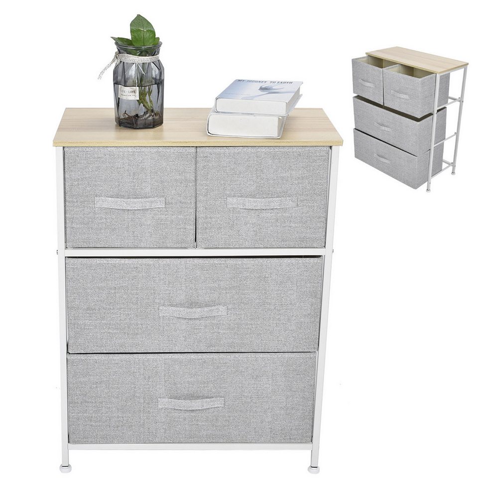 Surfou Mehrzweckschrank Set Kommode Mit Schubladen Sideboard Komode