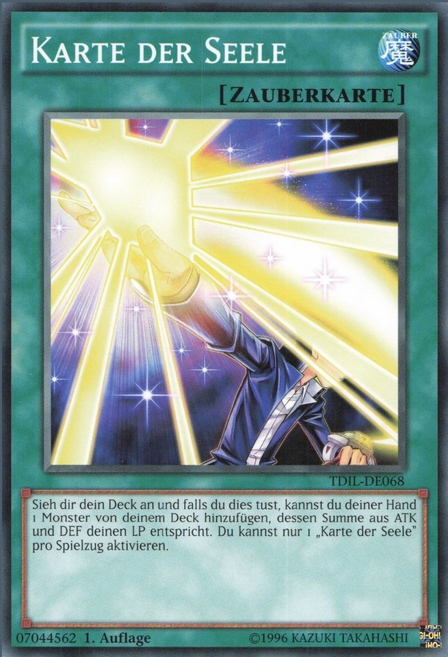 ReCollectibles Sammelkarte YuGiOh Karte Karte der Seele, Yu-Gi-Oh ... ReCollectibles Sammelkarte YuGiOh Karte Karte der Seele, Yu-Gi-Oh ...