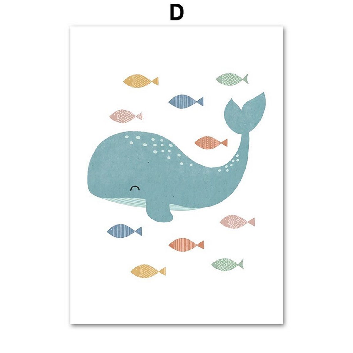 TPFLiving Kunstdruck (OHNE RAHMEN) Poster - Leinwand - Wandbild, Motive für das Kinderzimmer ...