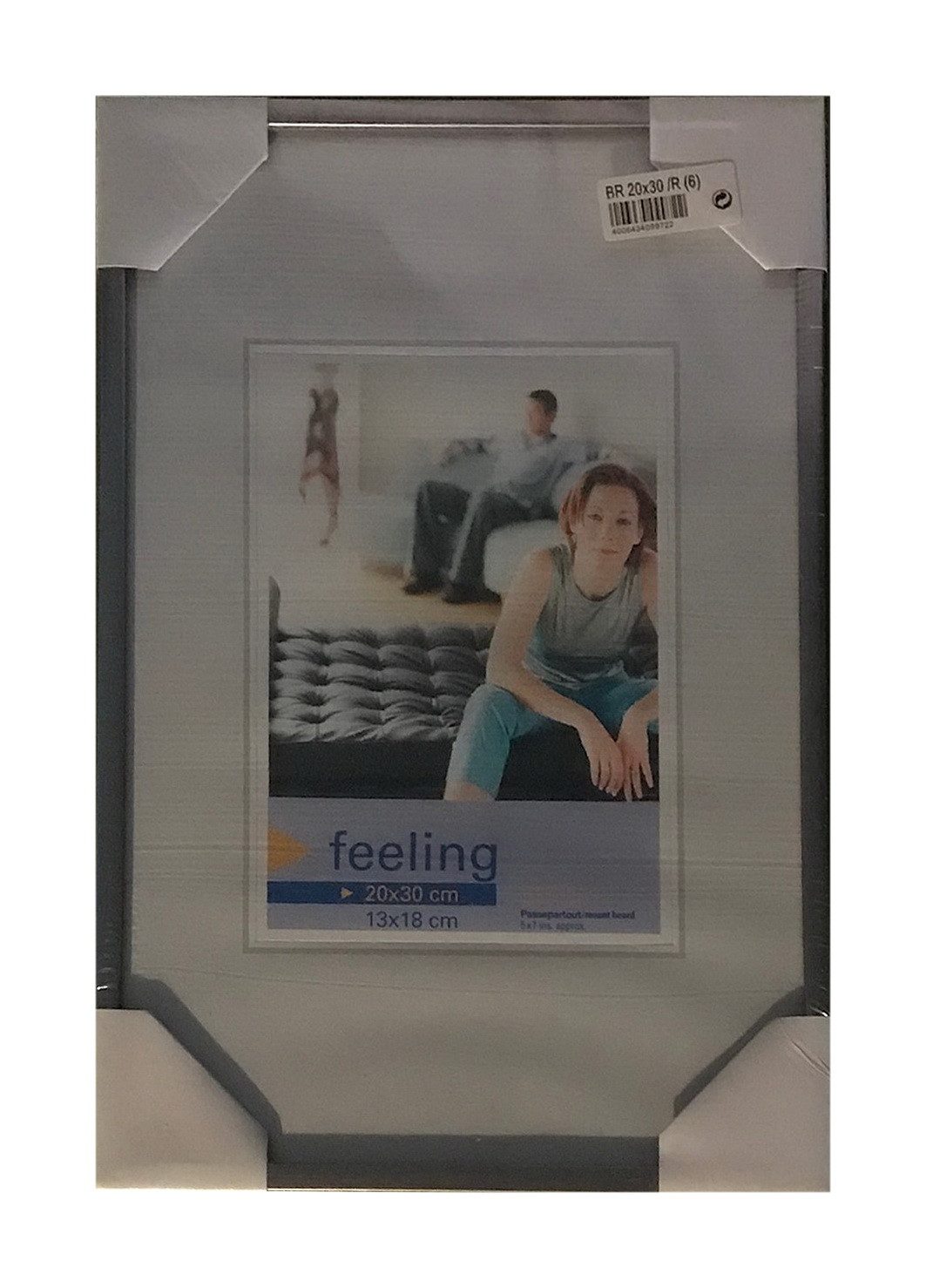 Oslo MasterLine Bilderrahmen-Set Portraitrahmen Kunststoffrahmen Becker & Hach Echtglas schmales ...