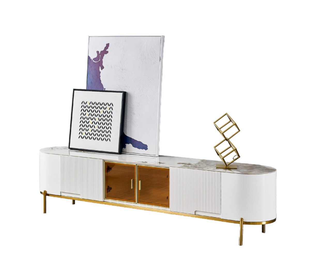 Jvmoebel Tv Schrank Luxus Rtv Lowboard Sideboard Wohnzimmer Holz Weiß