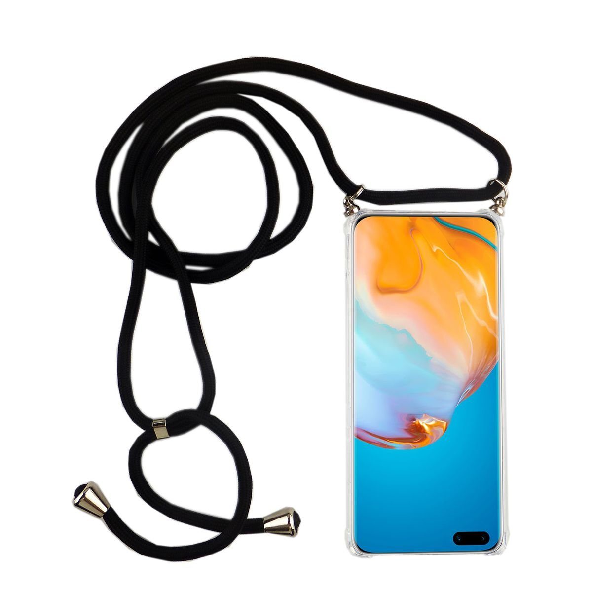 König Design Handyhülle Huawei P40 Pro Handykette Handyhülle