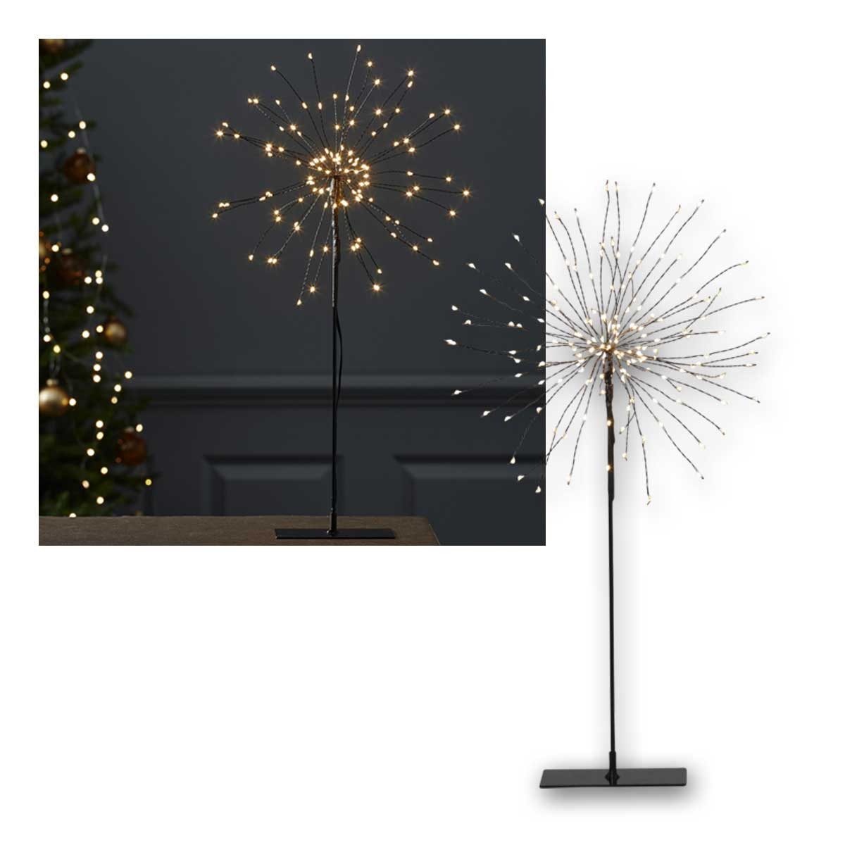 STAR TRADING LED Baum "Firework" schwarz, Stern, warmweiß, 86lm ...