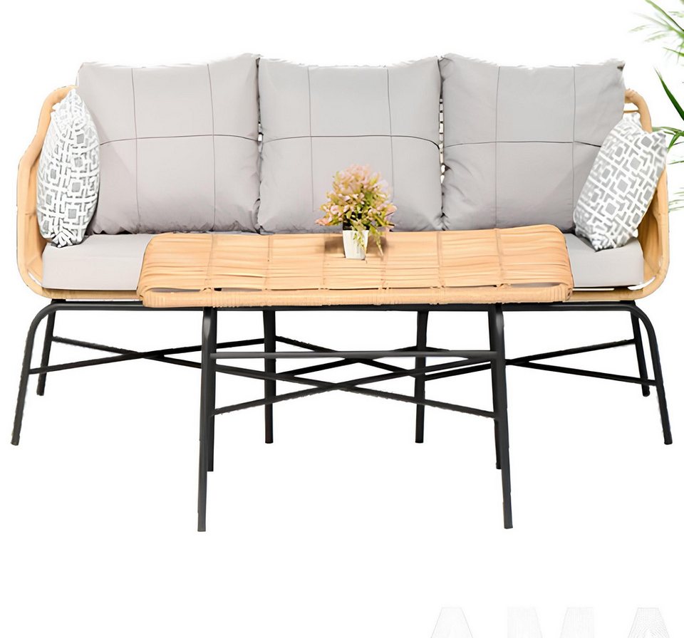 Xlmoebel Sofa Neue Moderne Gartenmöbel Sitzgruppe Mit Elegantem