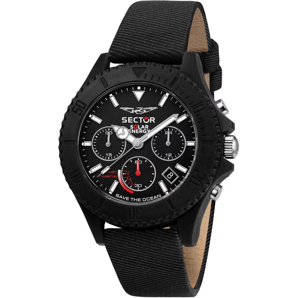 Sector Chronograph Sector Herren Armbanduhr Chrono Leder, Herren ...