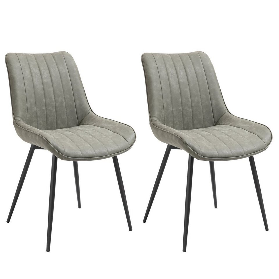 Homcom Esszimmerstuhl Esszimmerstuhl 2 Teiliges Set