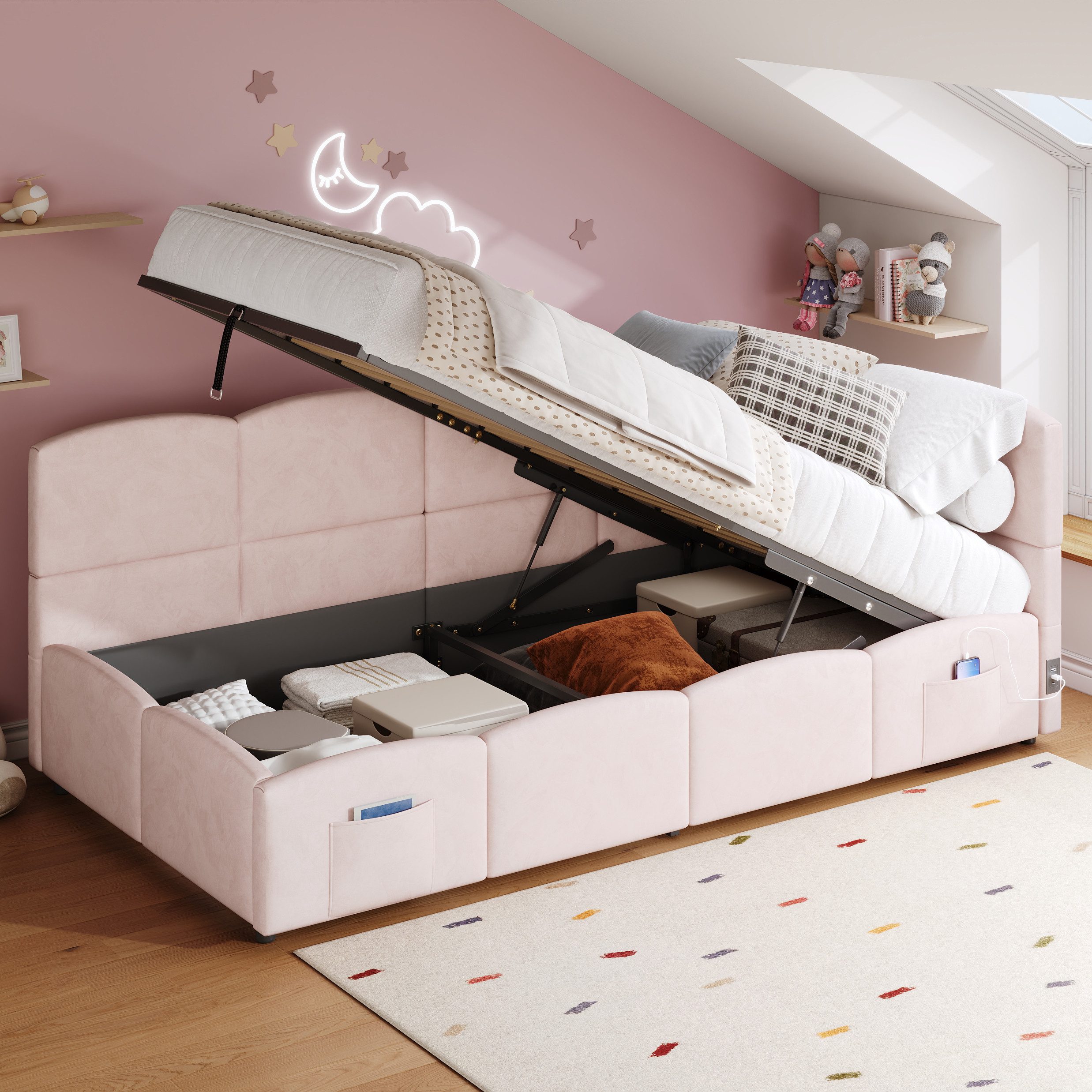 Fabelhafte Jugendbett Mit Bettkasten Bilder