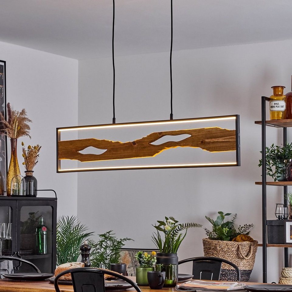 Hofstein Pendelleuchte Azeglio Moderne Hängelampe Aus Metallholz In