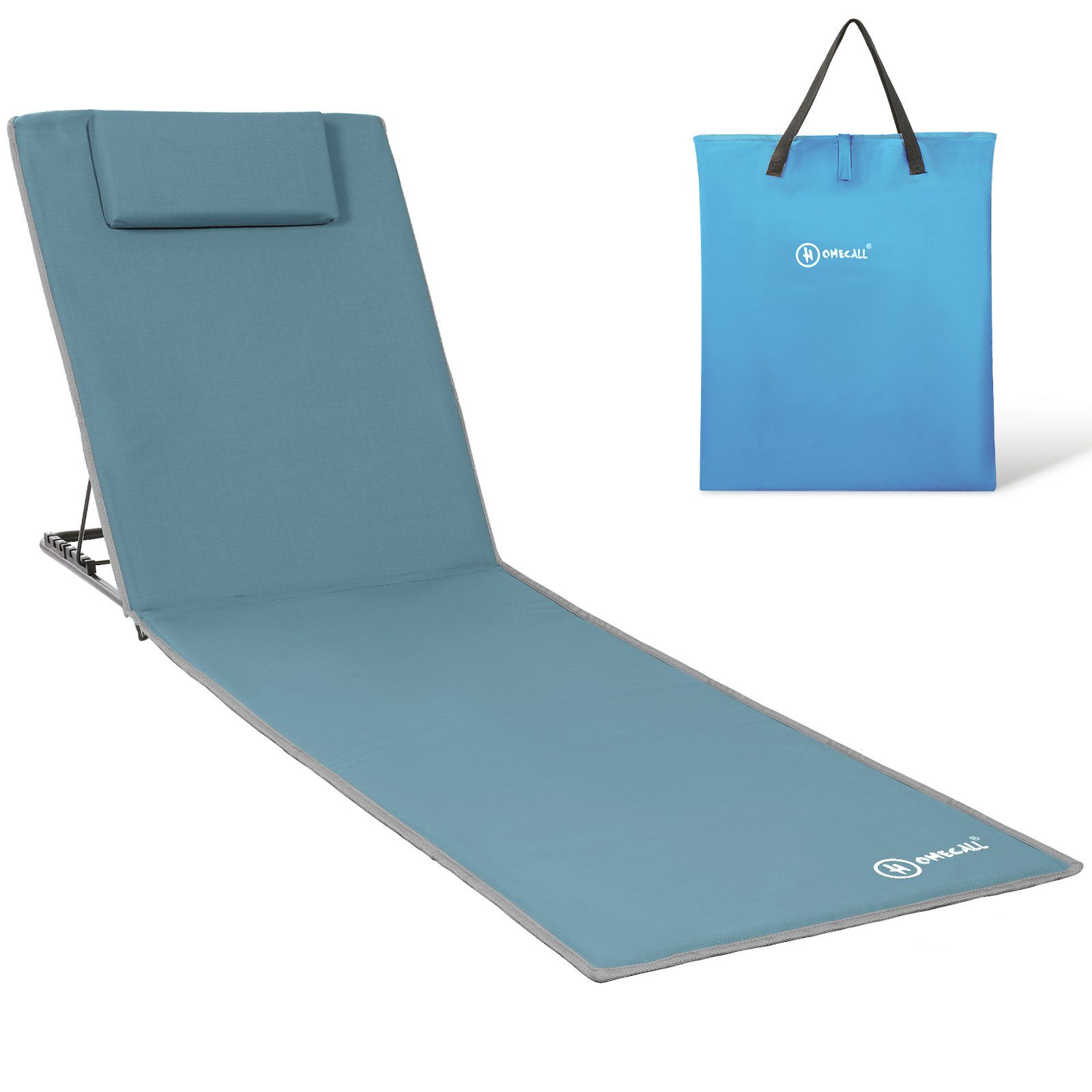 HOMECALL Strandtuch Strandmatte Liegestuhl Strandliege klappbar leicht ...