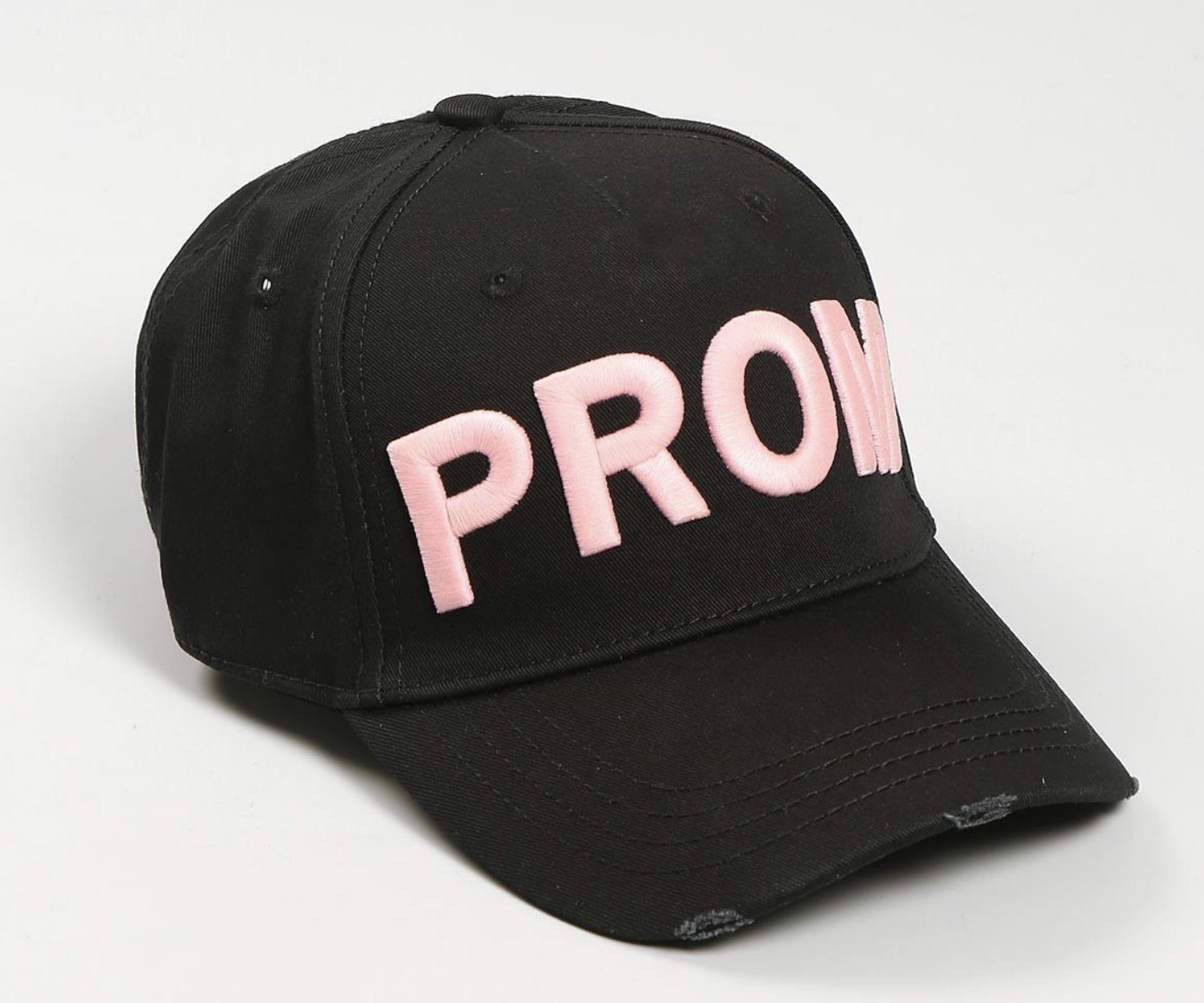 Dsquared2 Baseball Cap Dsquared2 Iconic Pink Black Prom Baseballcap Cap ...