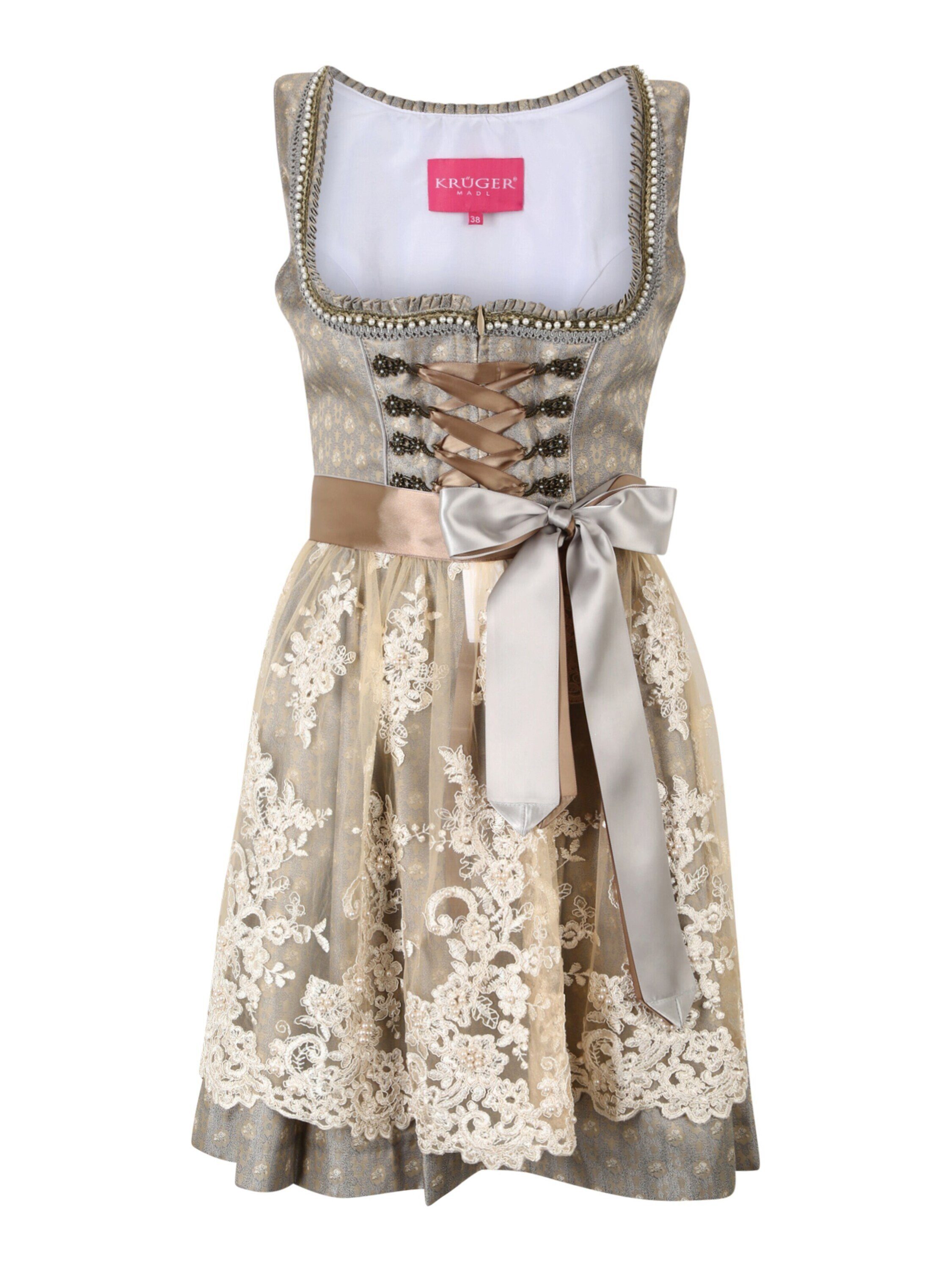 Krüger Madl Dirndl (1-tlg) Drapiert/gerafft