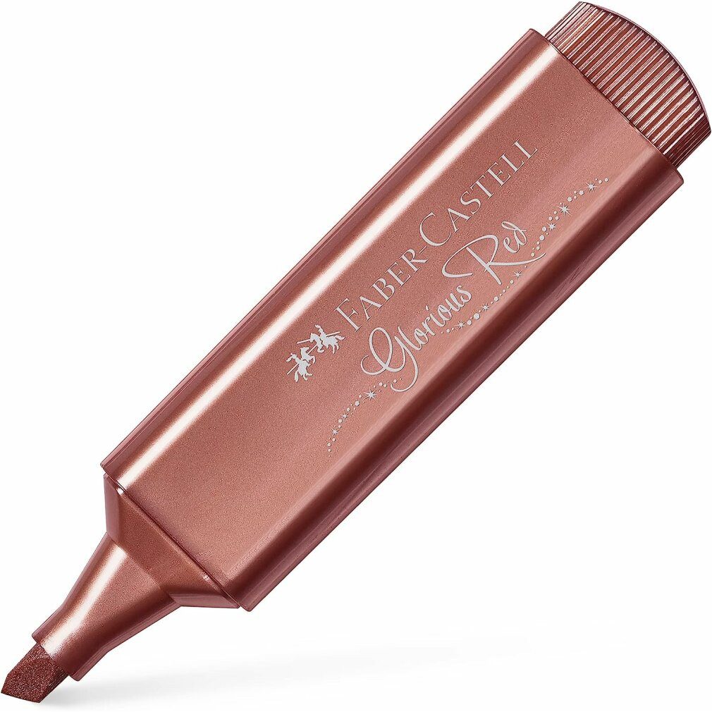 Faber-Castell Marker TL 46 Textmarker rot, Strichstärken 1, 2 und 5 mm ...