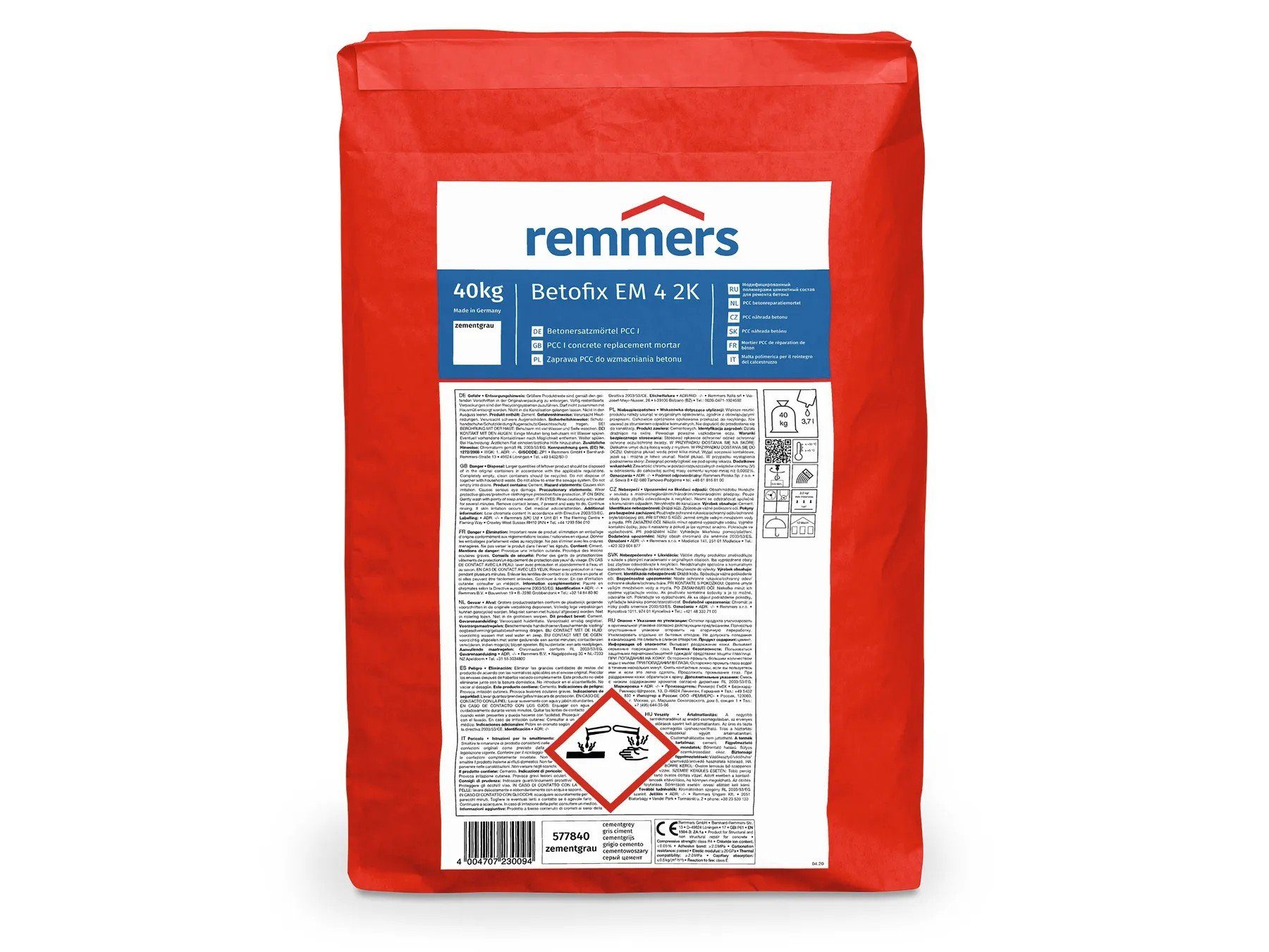 Remmers Mörtel Betofix EM 4 2K