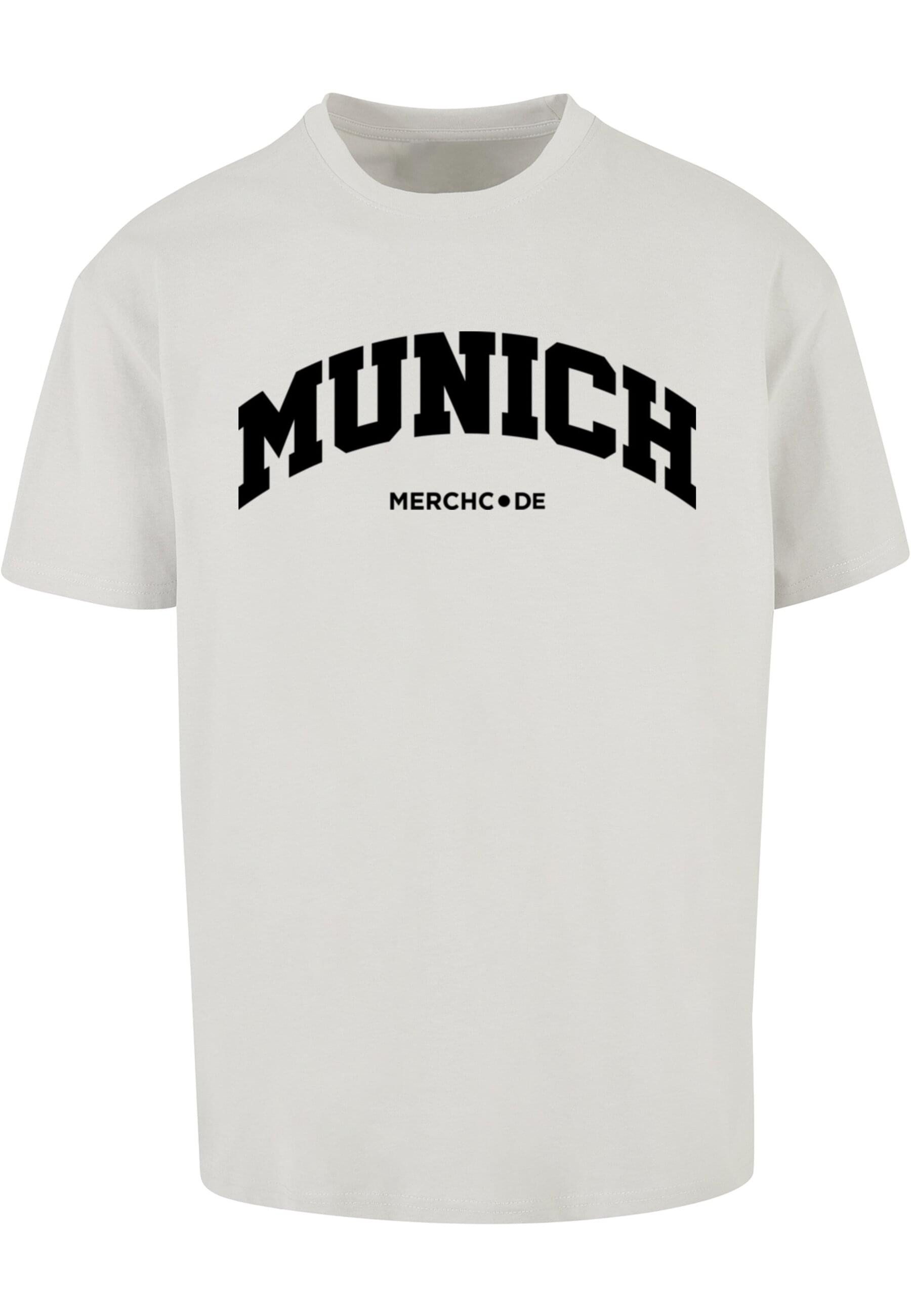 Merchcode T-Shirt Merchcode Herren Munich Wording - Heavy Oversize Tee (1-tlg)
