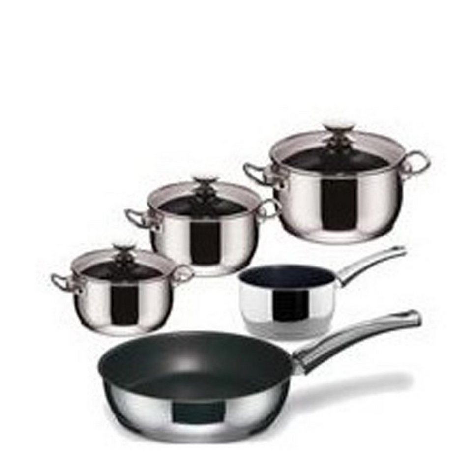 Berndes Topf Set 4x Töpfe 1x Schmorpfanne 28cm Injoy Special Edition