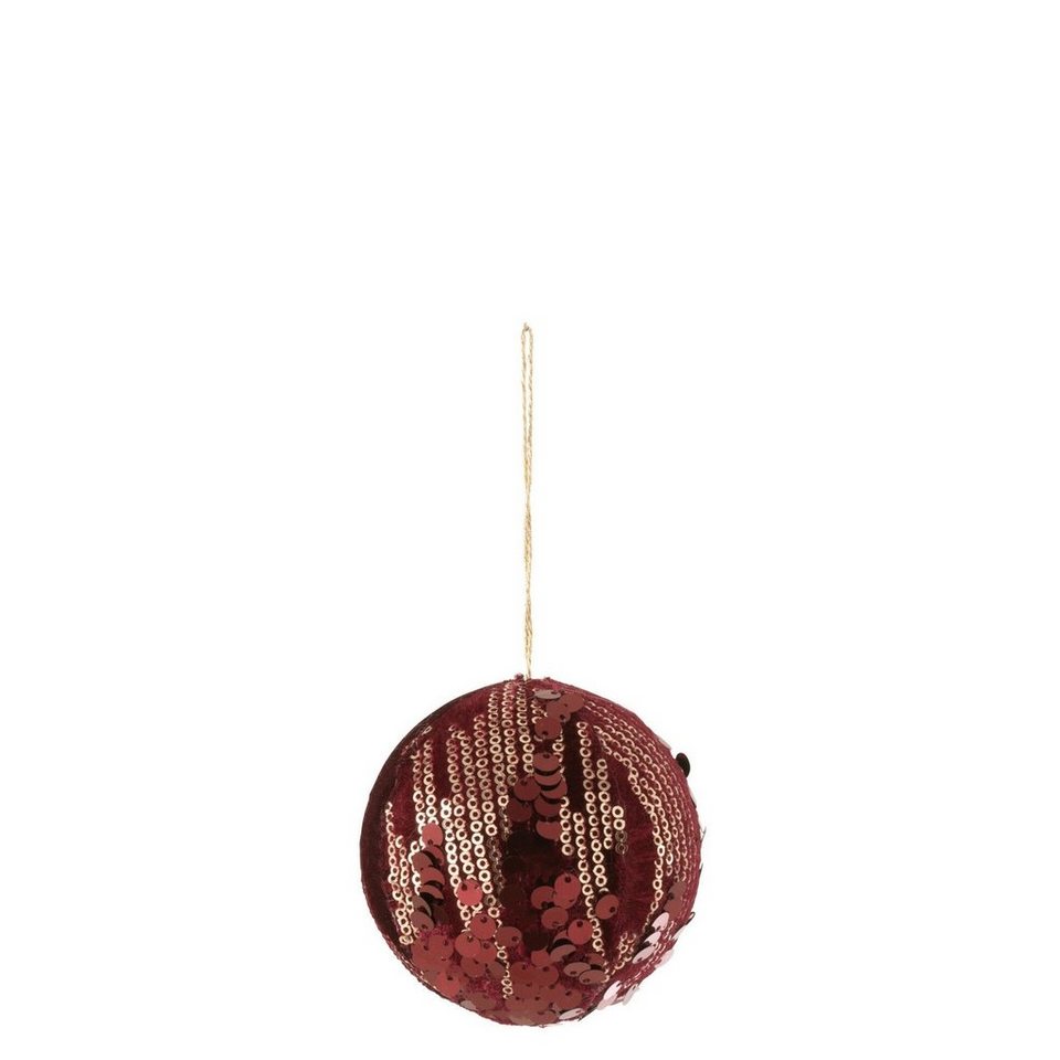 Gilde Dekoobjekt 16er Set Kugel Hängend Sequin Tannenbaumschmuck In